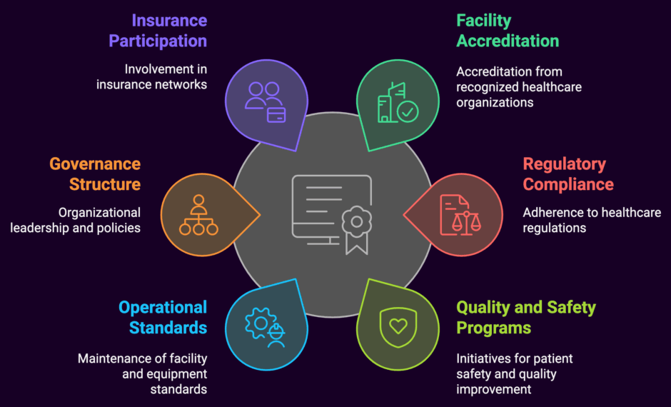 key-components-of-institutional-credentialing-diagram | Medwave