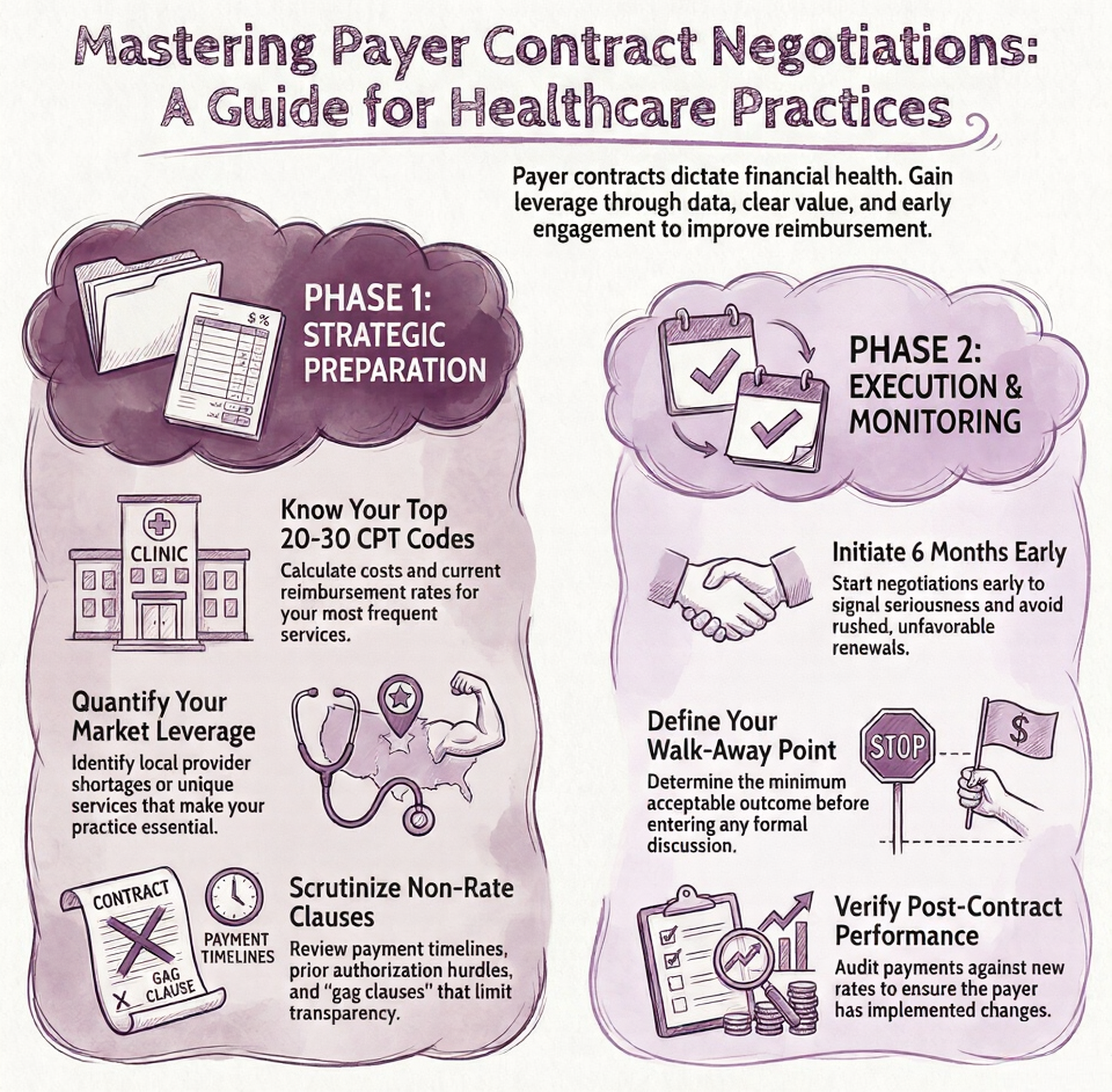 mastering-payer-contract-negotiations-infographic | Medwave