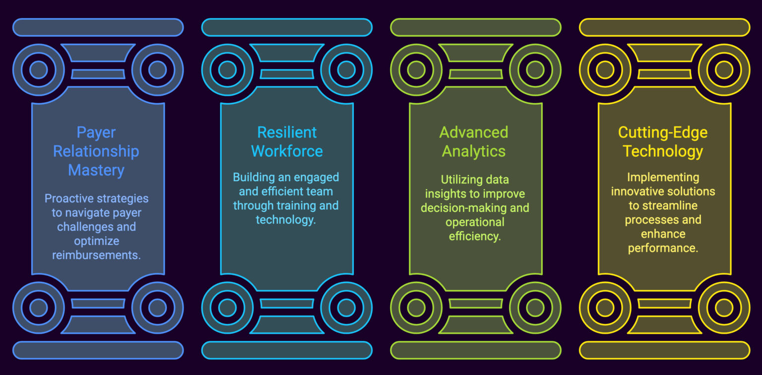 four-pillars-of-revenue-cycle-excellence-diagram | Medwave