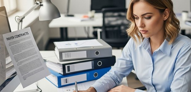payer-contract-analysis-female-white-expert | Medwave