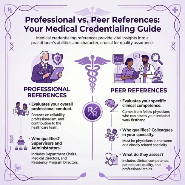 Professional and Peer References in Medical Credentialing