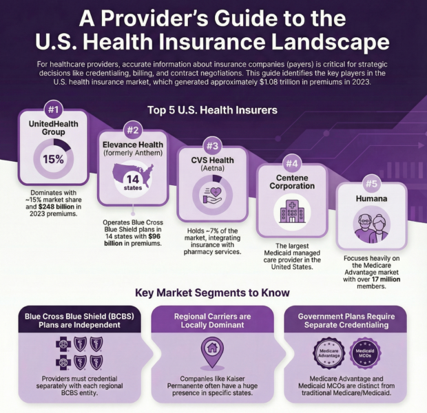 Health Insurance Company Directory: Major Payers, Market Share ...