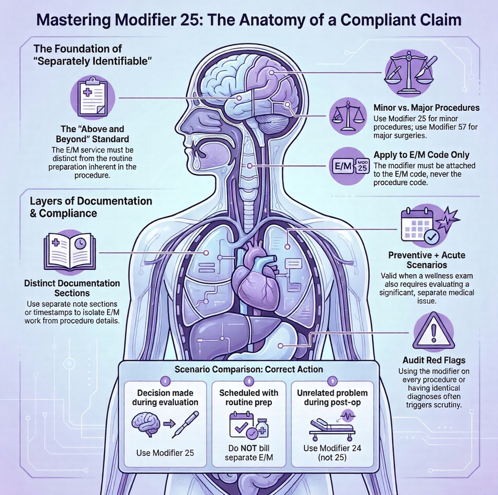 modifier-25-guide-compliant-claim-infographic | Medwave
