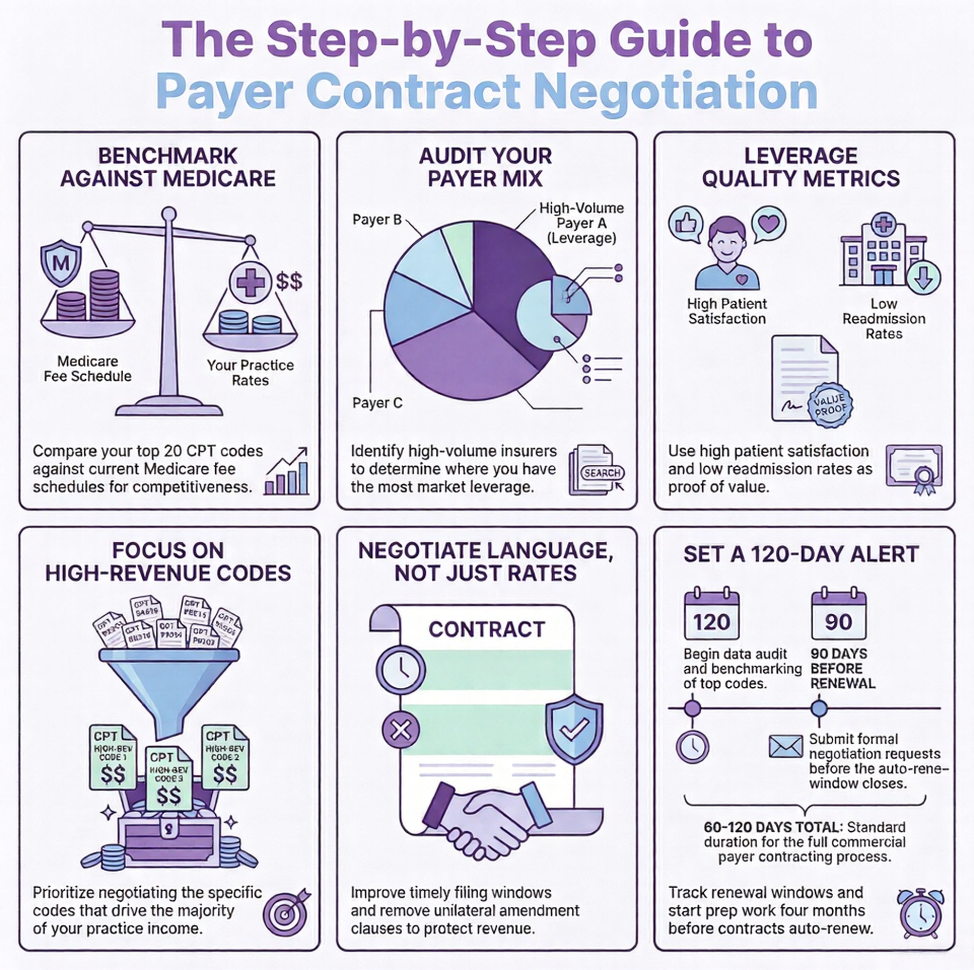 payer-contracting-negotiation-strategy-infographic | Medwave